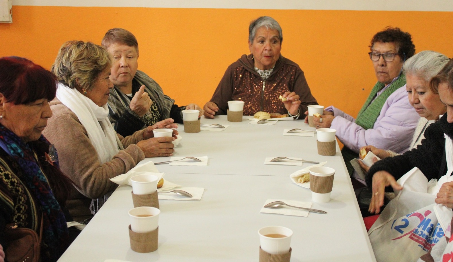 Abuelitos son Atendidos con Alimentos Nutritivos en Comedores del Estado